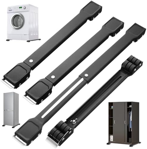 Amazon.com: Menkxi 4 Pack Appliance Rollers for Washer and Dryer Heavy ...