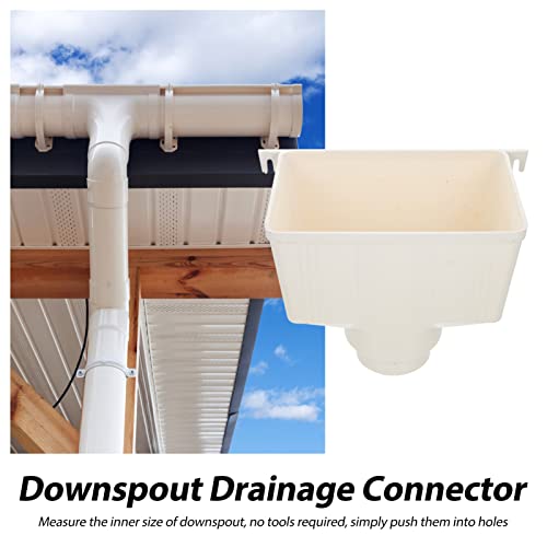 Angoily Gutter Downspout Universal Rainwater Gutter Downspout Gutter ...