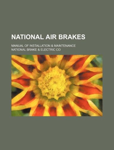 National Air Brakes; Manual of Installation & Maintenance : Amazon.in ...