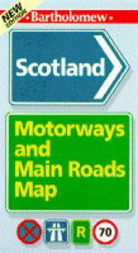 Scotland Motorways and Main Roads Map | Amazon.com.br