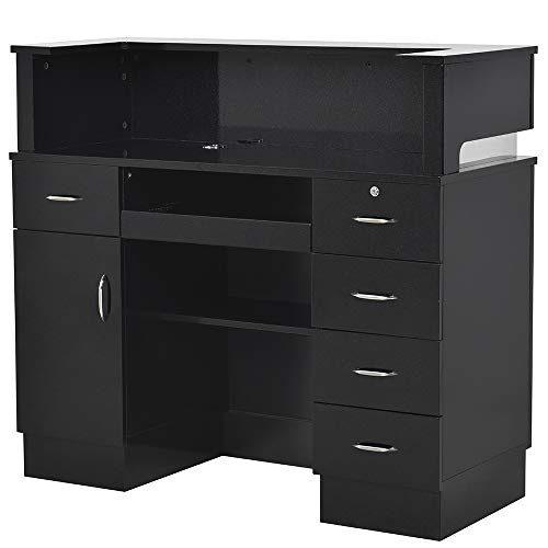 Best Black Salon Reception Desk: Get A Beautiful Statement Piece For ...