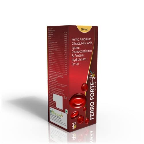 Ferro Forte Protein Hydrolysate Syrup 100ml : Amazon.in: Health ...