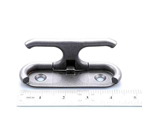 Snapklik.com : Flip Up Dock Cleats Folding Boat Retractable Cleat 4-1/2 ...