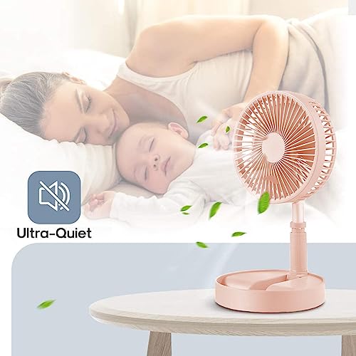 Foldaway Stand Fan Rechargeable Fan Ultra Lightweight Portable Fan ...
