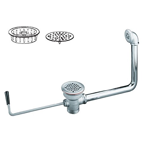 Encore Twist Handle Drain, 3-1/2" Sink Opening, 1-1/2" Outlet with ...