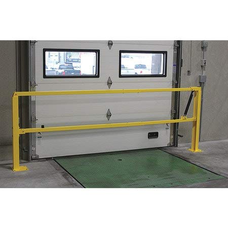 PS Doors LDSG-120-PCY Loading Dock Safety Gate, 42" Height, 8" Wide ...