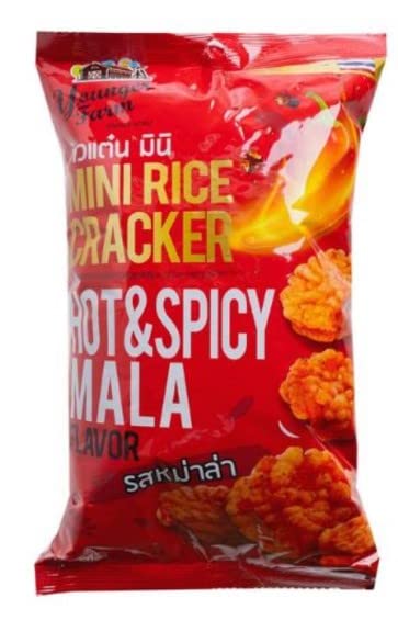Amazon.com: Younger Farm Mini Rice Cracker Hot and Spicy Mala Flavor ...