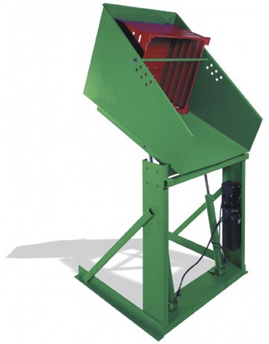 Valley Craft F80181A1 Steel Heavy Duty Box Dumper, 48" Dump Height, 48 ...