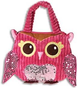 OWL PURSE PINK SEQUINED 10"/Purse/Handbags/Birthday/Parties/Owls ...