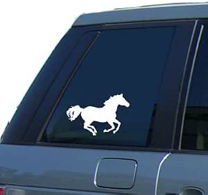 Horse Equestrian Car Window Sticker Vinyl Decal - By SCA ART : Amazon ...