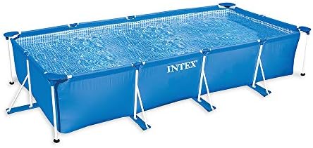 INTEX 28273NP 4.5 x 2.2 x 0.84 m Rectangular Frame Pool - Blue : Amazon ...