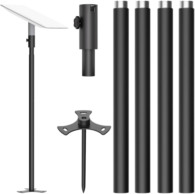 Amazon.com: Starlink Pole Mount, 9ft Starlink Ground Pole Mount Kit ...