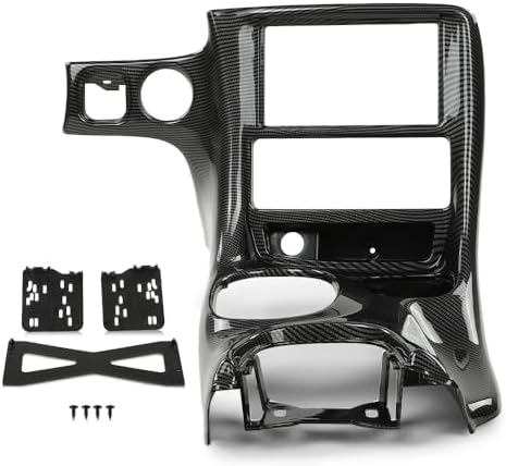 Amazon.com: PIT66 Dash Bezel Kit Double Din Center Radio Compatible ...