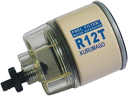 Amazon.com: KURUMAGO Fuel Filter Water Separator Spin-on R12T 120AT ...