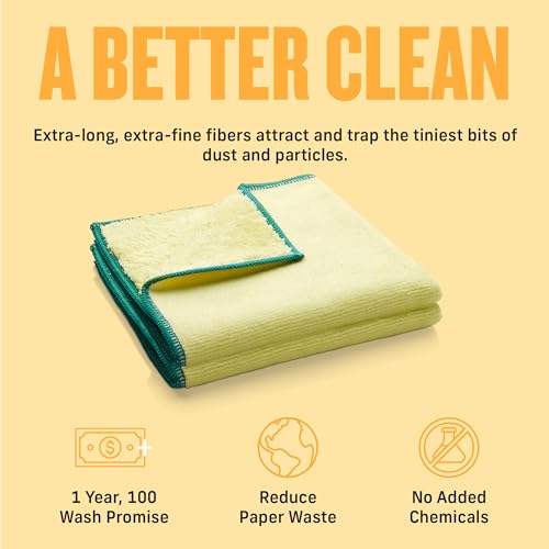 E-Cloth High Performance Dusting Cloth, Reusable Premium Microfiber ...