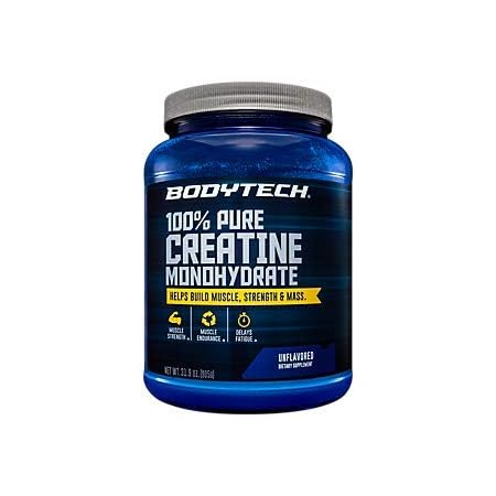 Amazon.com: BODYTECH 100% Pure Creatine Monohydrate Powder (31.9 oz ...