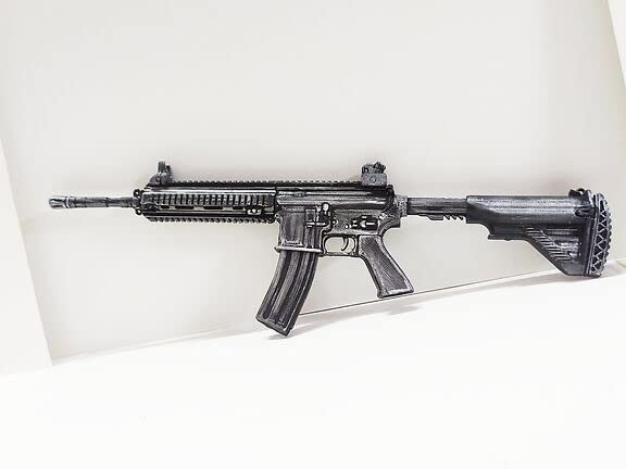 Buy Pubg M416 Assault Rifle Collectible Handcrafted Gun Figure Online ...