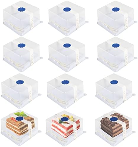Single Slice Box for Wedding Cake, Cheesecakes - 20PCS Individual ...