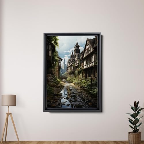 Amazon.com: Rustic City Print, Antique Village Prints PRINTABLE, Decor ...