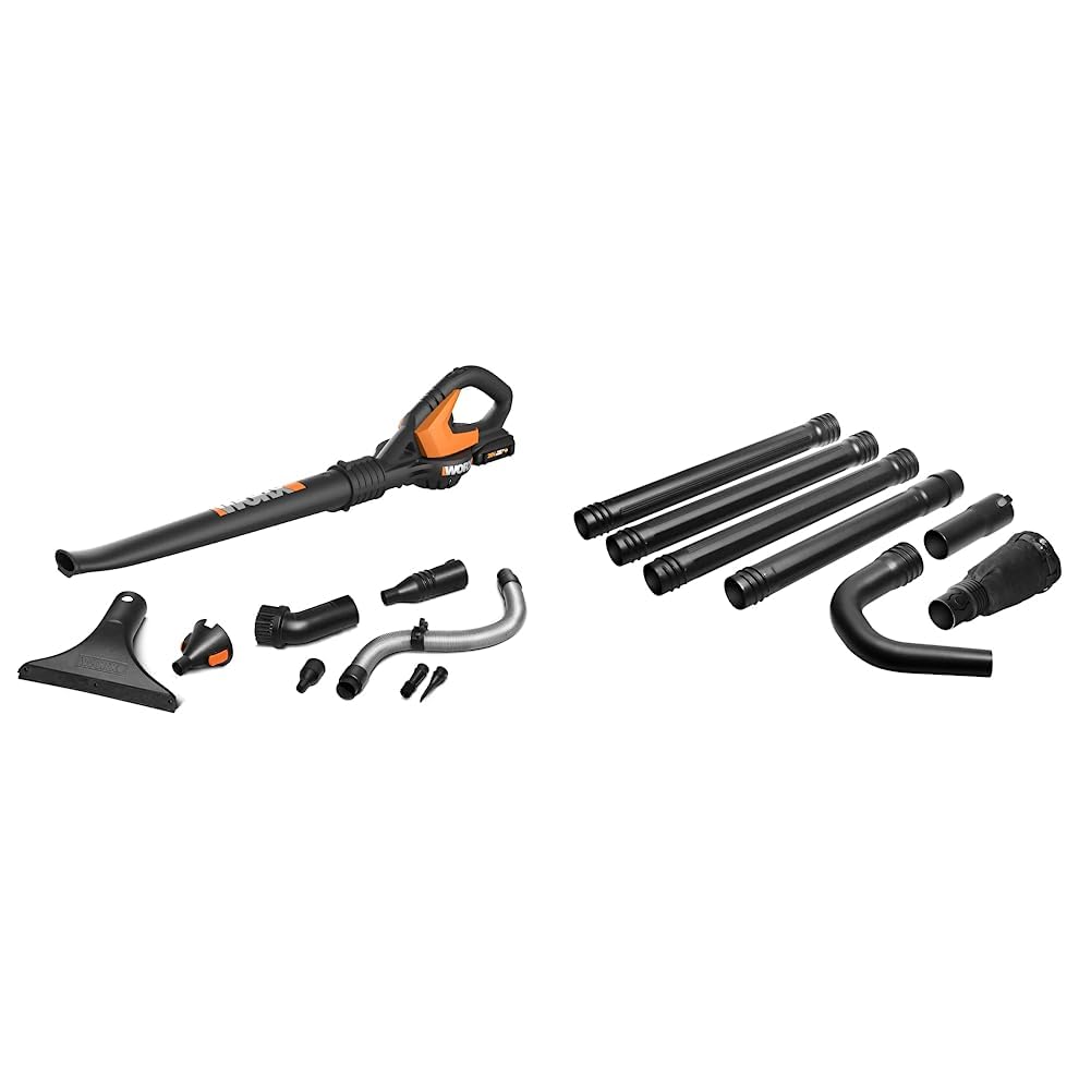 WORX WG545.1 20V Power Share AIR Cordless Leaf Blower & Sweeper ...