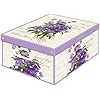 Lavatelli Bauletto Violette - Decorative Storage Box With Lid and ...
