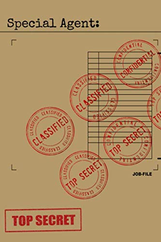 Amazon.com: Special Agent Top Secret: Detective Journal for Kids. 120 ...