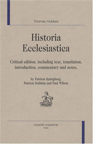 Historia ecclesiastica: Critical edition, including text, translation ...