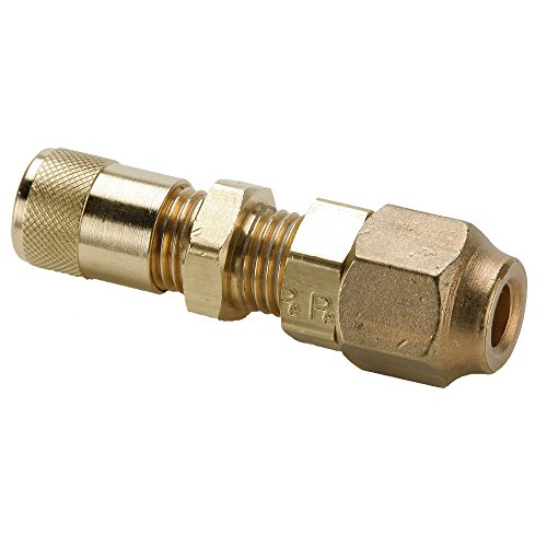 Parker AVU2BH-4 Refrigeration Access Valve, Flare to Flare, Brass, SAE ...
