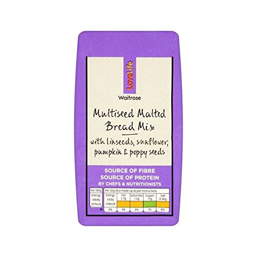 Amazon.com : Multi-Seed Malted White Bread Mix Waitrose Love Life 500g ...