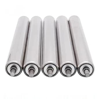 5cm Stainless Steel Roller, 340mm Total Length, Spring-Loaded Feed ...