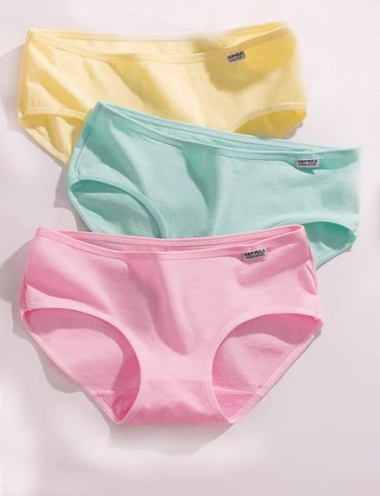 Buy ASJAR Super Soft Imported Cotton Hipster Ladies Plain Bright Panty ...