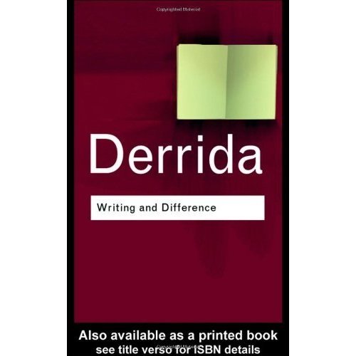 Writing and Difference: Jacques Derrida: 9780415253833: Amazon.com: Books