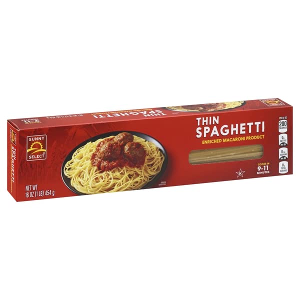 Amazon.com : Sunny Select, Spaghetti, Thin , 16 Ounce : Grocery ...