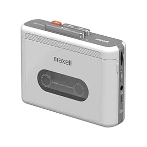 maxell MXCP-P100-WH Bluetooth Portable Cassette Player, Rechargeable ...