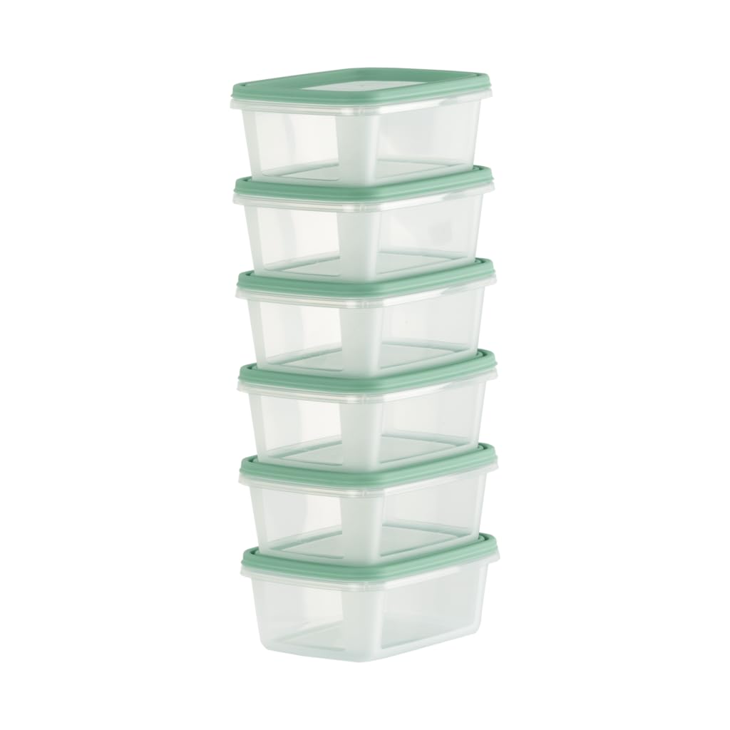 Amazon.com: Checkmart [6 Pack] Snap-On Airtight Food Storage Containers ...