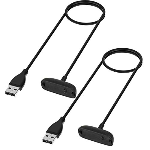 TECHGEAR [2 Pack Replacement USB Charger Cables for Fitbit Inspire 2 ...