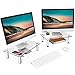 FITUEYES Dual Computer Monitor Riser Stand with Height Adjustable Leg ...