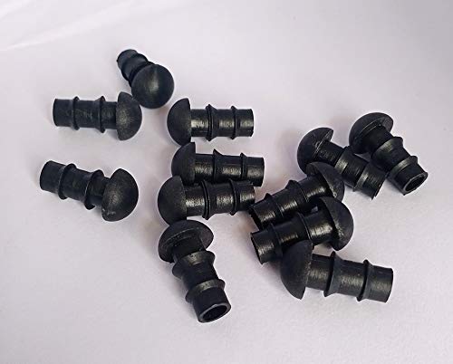 Chair Bush Black Colour (Button Type Lean) (OD-7mm)[15 pcs] : Amazon.in ...