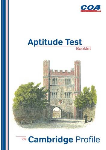 The Cambridge Profile: Aptitude Test Booklet : Mainstone, John, Foster ...