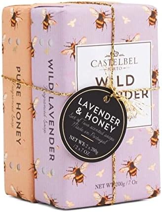 Amazon.com : 2 Pack - Castelbel Wild Lavender & Pure Honey : Beauty ...