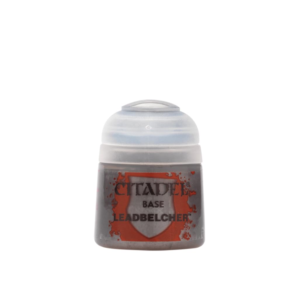 Amazon.com: CITADEL Games Workshop Base Paint: Leadbelcher (12ml ...