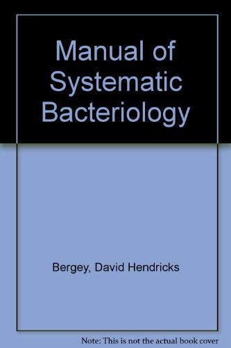 Bergeys Manual of Systematic Bacteriology (4 Vol. Set): Noel R. Krieg ...