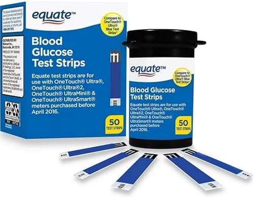 Amazon.com: Blood Glucose Test Strips, 50 Count | Ideal for Glucose ...