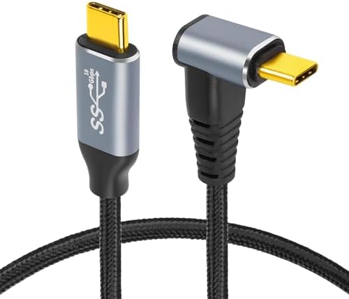 Amazon.co.jp: L字型 USB Type Cケーブル 2M 【PD 100W/5A急速充電 】 10Gbps高速データ転送 4K ...
