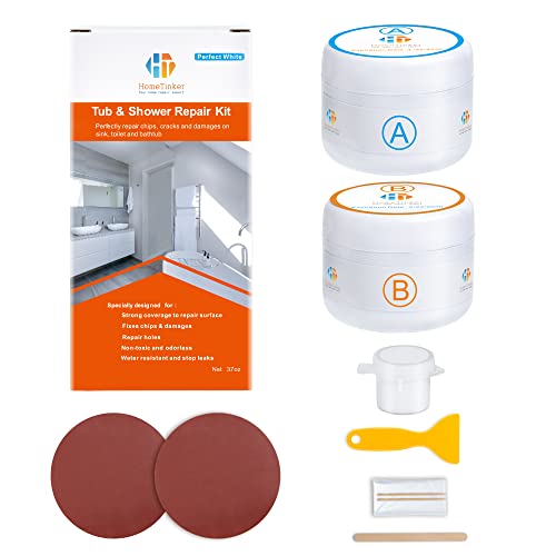 Porcelain Repair Kit & Bathtub Repair Kit White(Perfect White), Tub ...