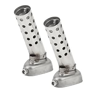 Motorcycle Exhaust Pipe Baffle Muffler, 2Pcs Exhaust Pipe Baffle ...
