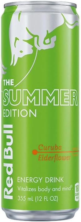 Amazon.com: Red Bull The Green Edition Curuba - Bebida energética de ...