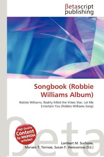 Amazon.co.jp: Songbook (Robbie Williams Album) : 本