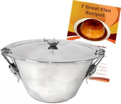 Amazon.com: Flan Mold Conic Shaped. Stainless Steel. 1 quart capacity ...