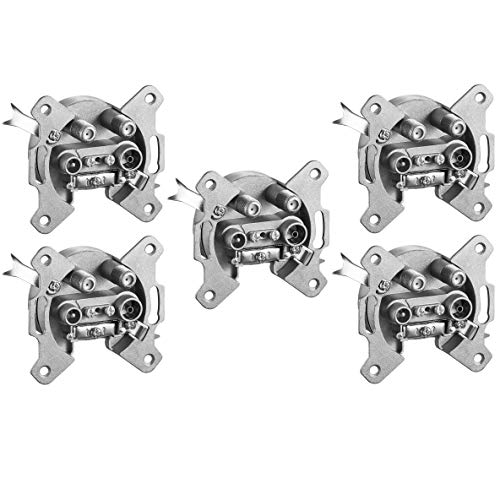 1aTTack.de 5 x antenna socket satellite cable socket 2-way 2-hole ...